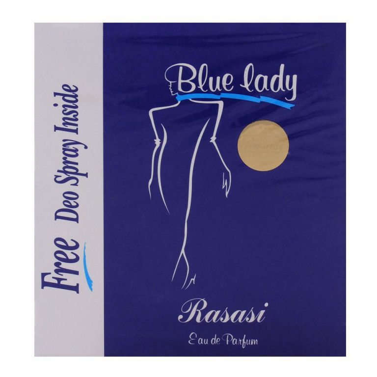 Blue Lady Perfume 40 ml with Body Spray By Rassasi